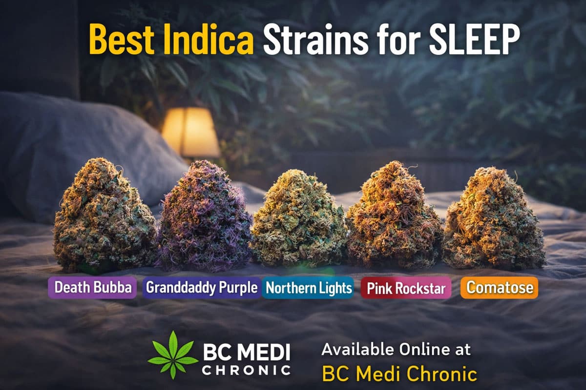 Best Indica Strains for Sleep: Deep Rest Starts Here - BC Medi Chronic